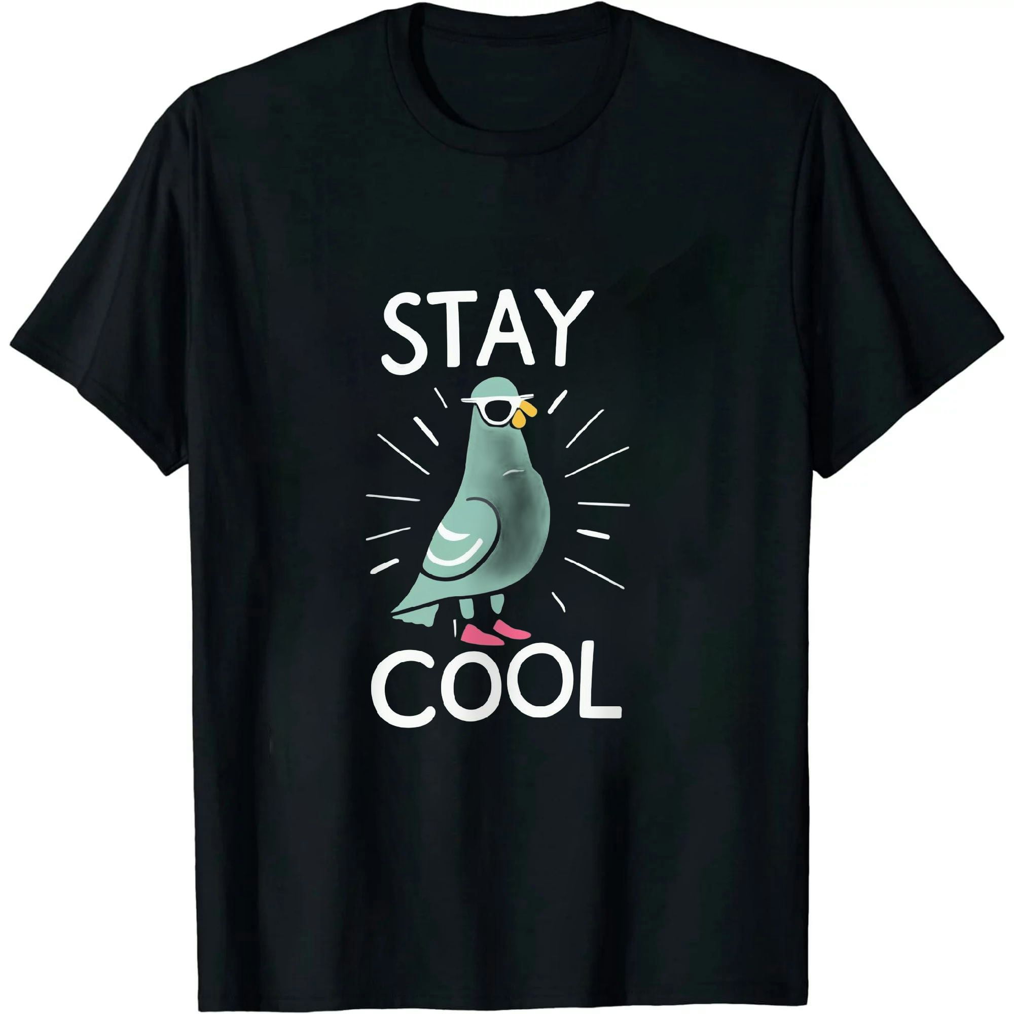 Fun Pigeon Shirt, Cool Bird With Sunglasses Pun Tee Gift - Walmart.com