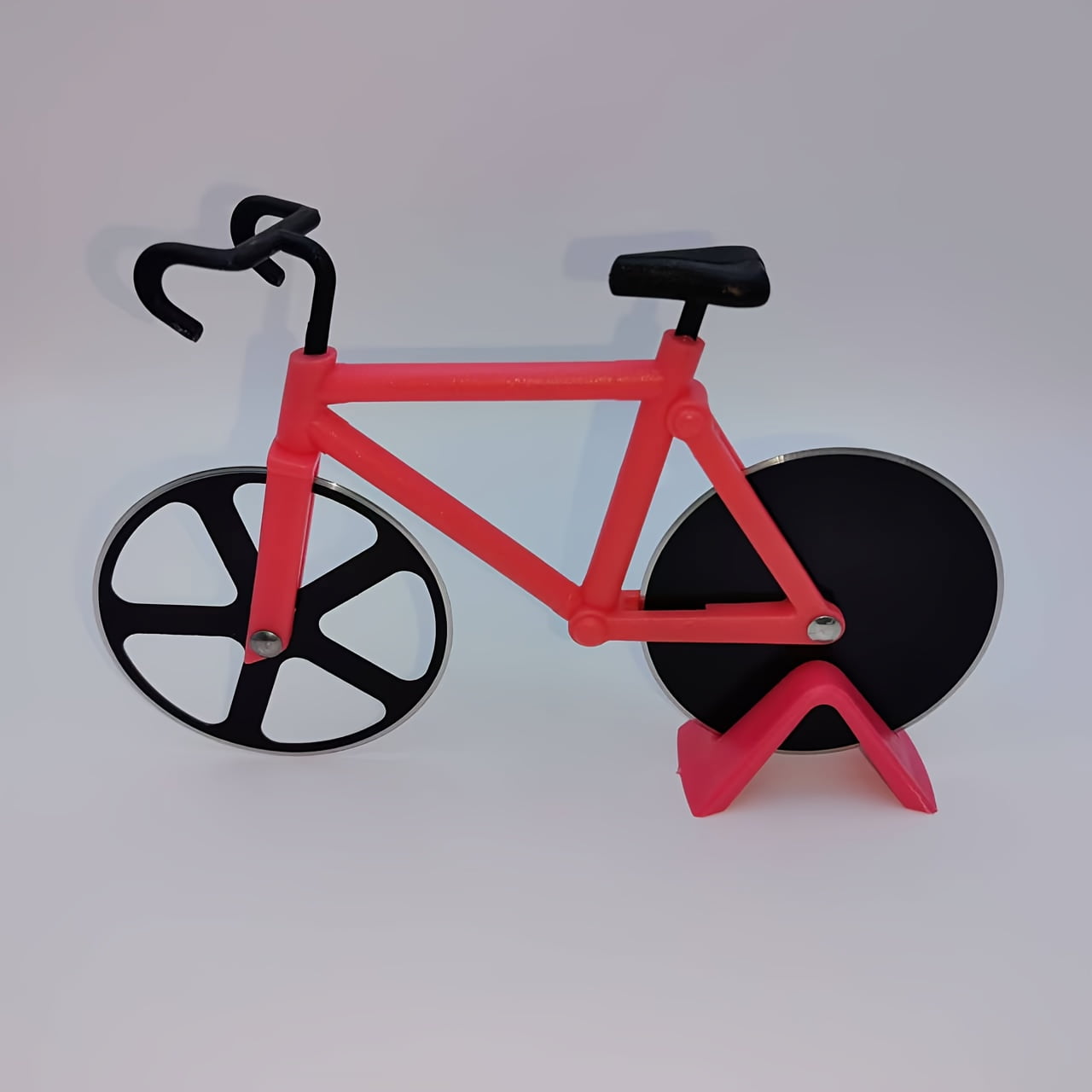 [Fun Pizza Cutter] Stainless Steel Bicycle Pizza Cutter with Dual ...