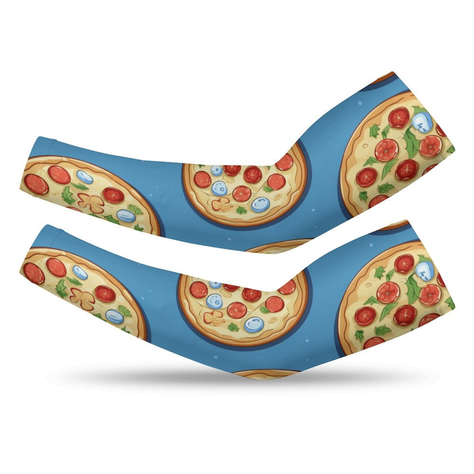 Fun Pizza Gardening Sleeves Farm Sun Protection Arm Cooling Sleeves ...