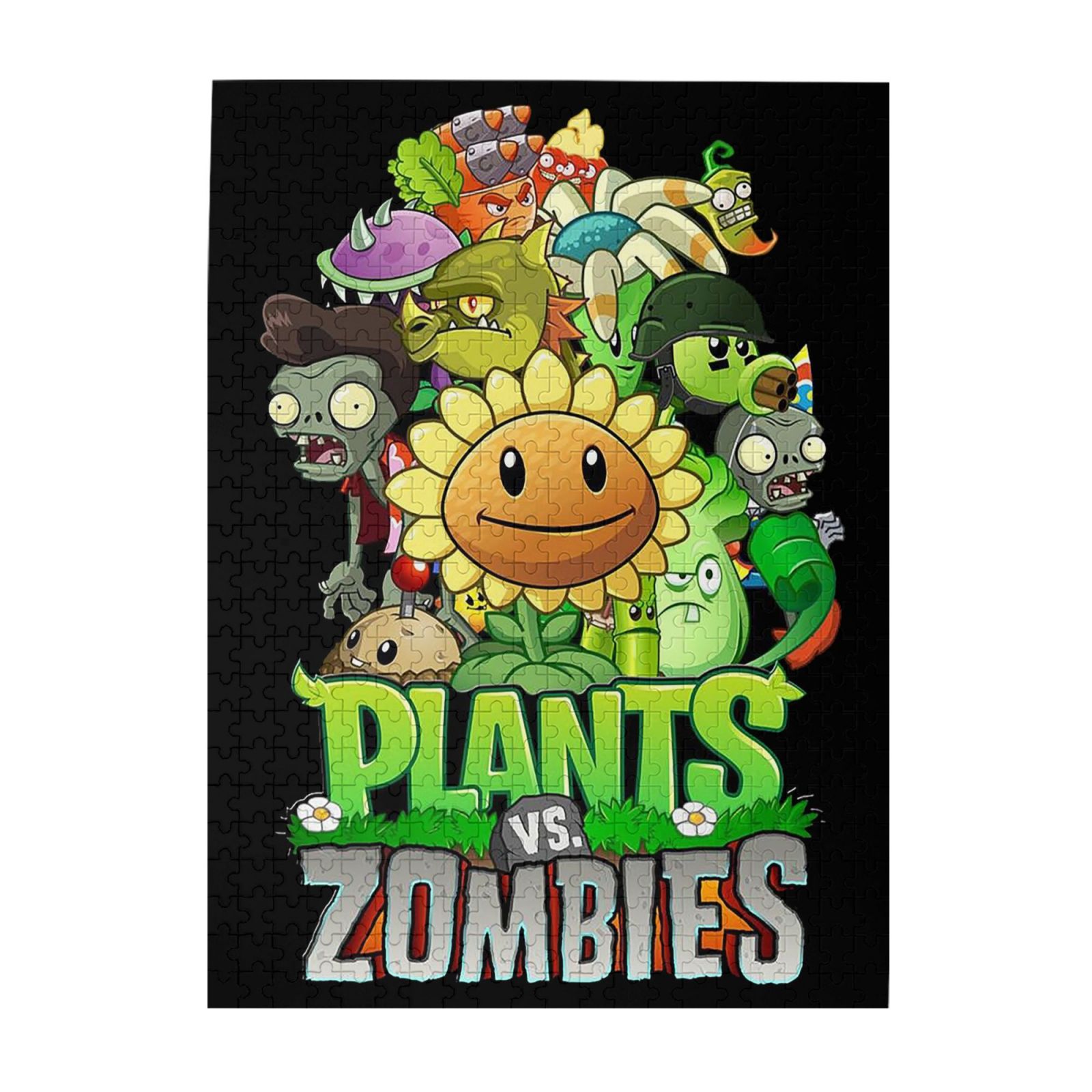 Fun Puzzle (Box) Plants Vs Wooden Picture Puzzle 500 Piece Jigsaw ...
