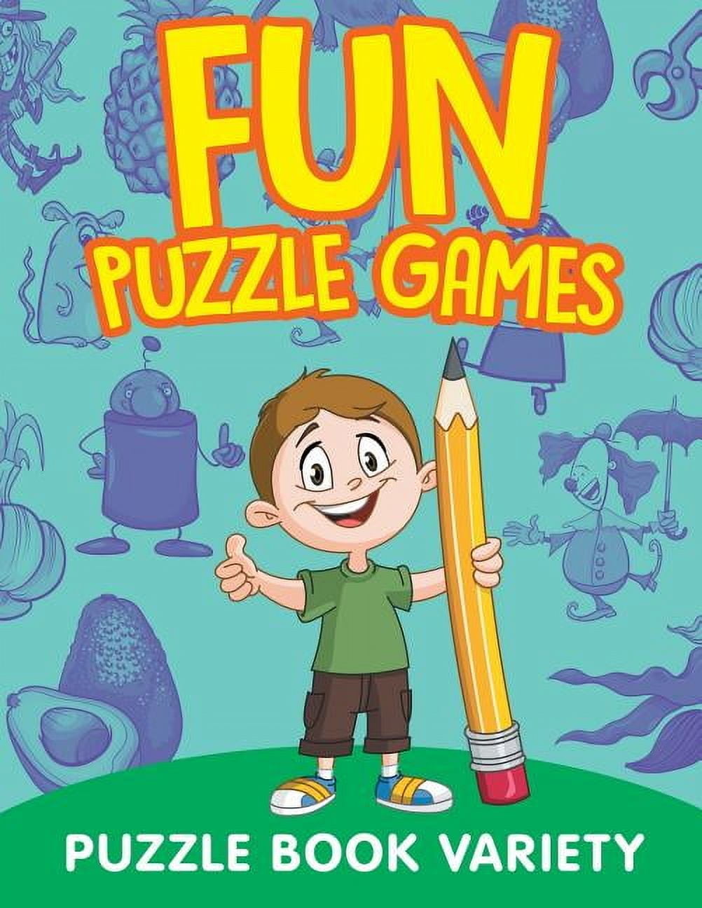 Fun Puzzle Games: Puzzle Book Variety (Paperback) - Walmart.com