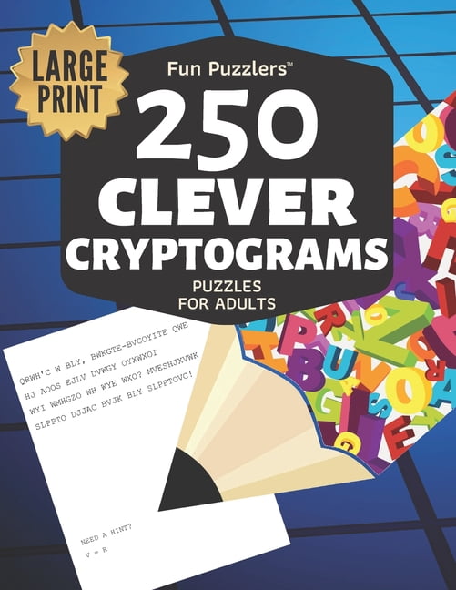 Fun Puzzlers Cryptograms Books for Adult Fun Puzzlers 250 Clever ...