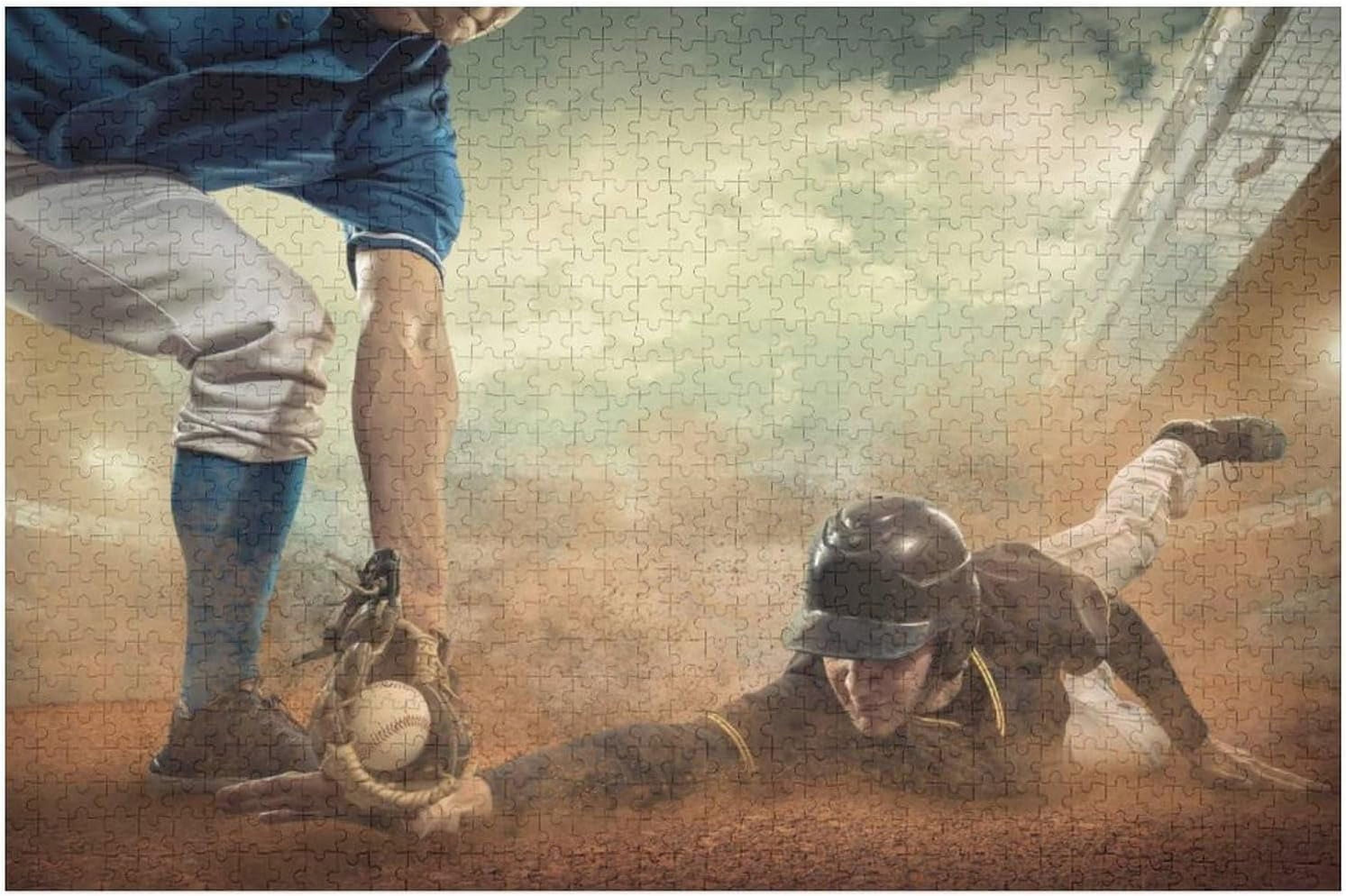 Fun Puzzles for Teens Baseball Never Give Up Challenge Puzzle ...