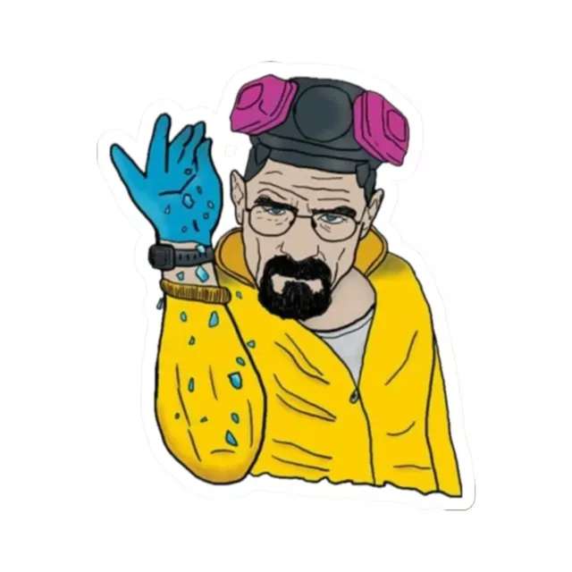 Fun, Quirky Walter White Vinyl Sticker Decal For Breaking Bad Show Fans ...