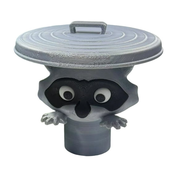 Fun Raccoons Design Toilet Paper Wall Shelf Bathroom Essential ...