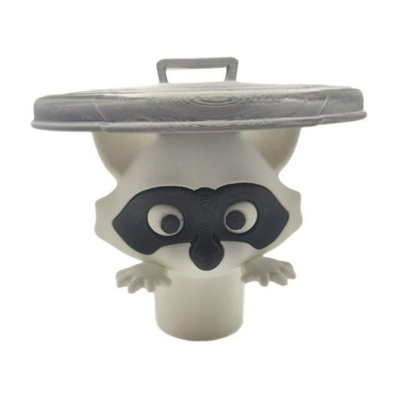Fun Raccoons Design Toilet Paper Wall Shelf Bathroom Essential ...