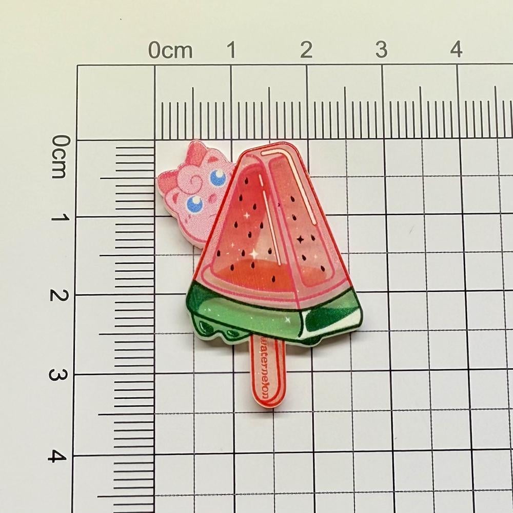 Fun Red Cartoon Acrylic Hair Clip Fridge Magnet - Walmart.com