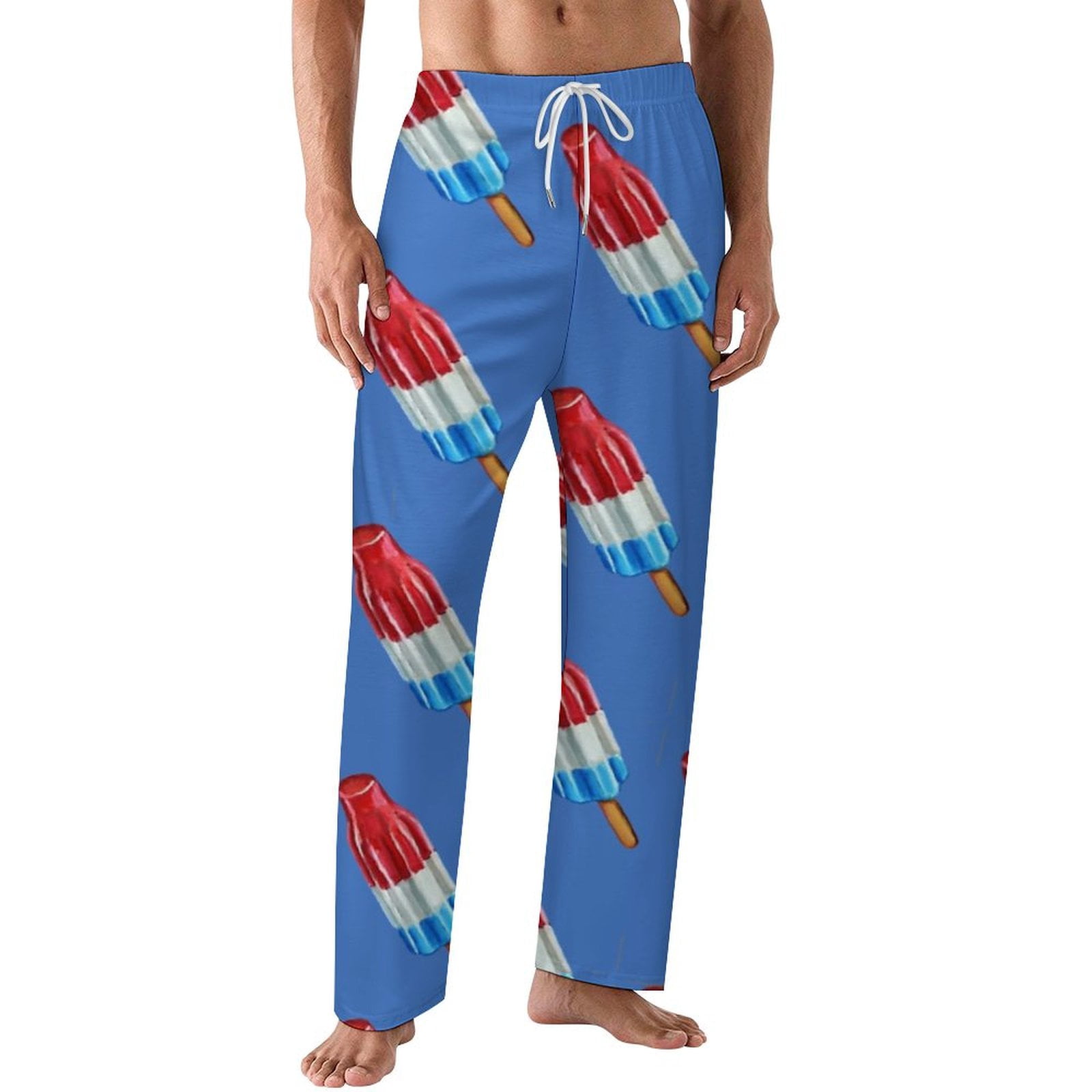 Fun Rocket Pop Popsicle Pattern Mens Pajamas Pajama Pants Mens ...