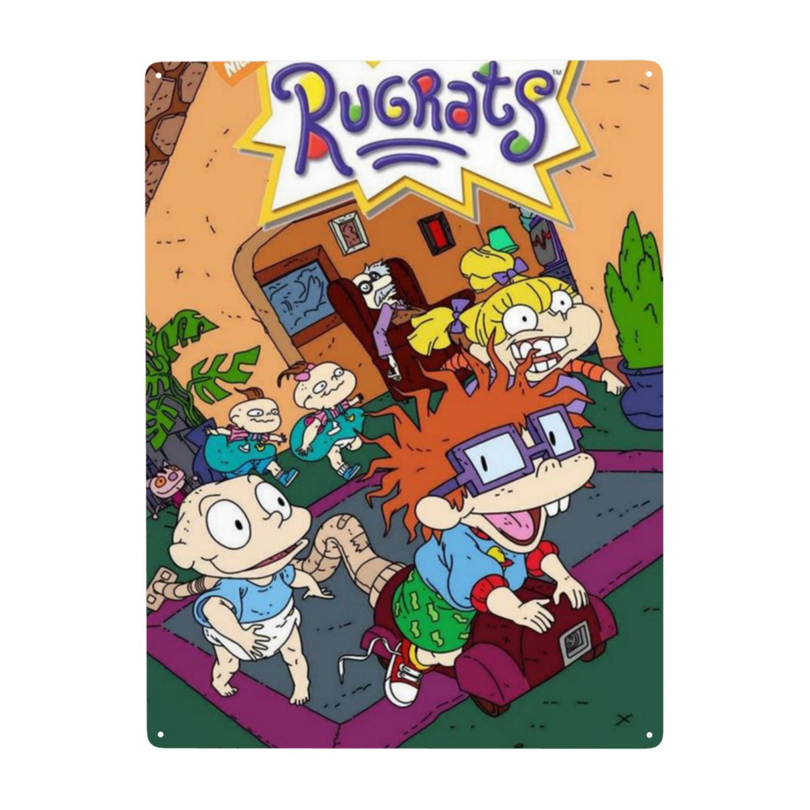 Fun Rugrats Metal Sign Decor 30x40cm Wall Art Sign for Home, Living ...