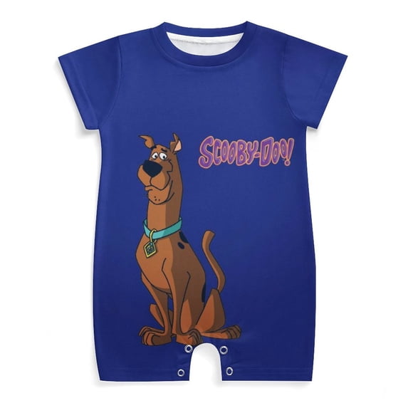 Fun Scooby Doo Baby One-Piece Rompers Summer Short Sleeve Outfit ...