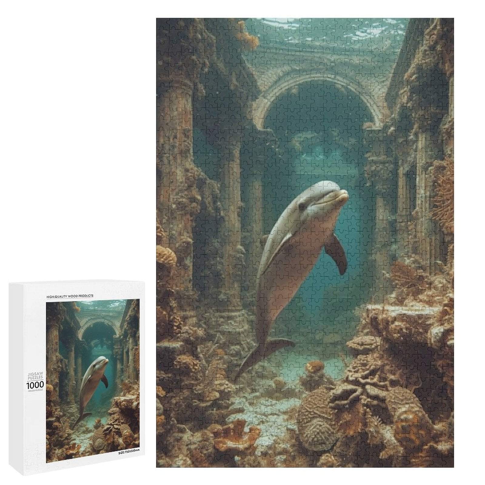 Fun Sea World Puzzle for Adults, 1000 Pieces that Enhance Concentration ...