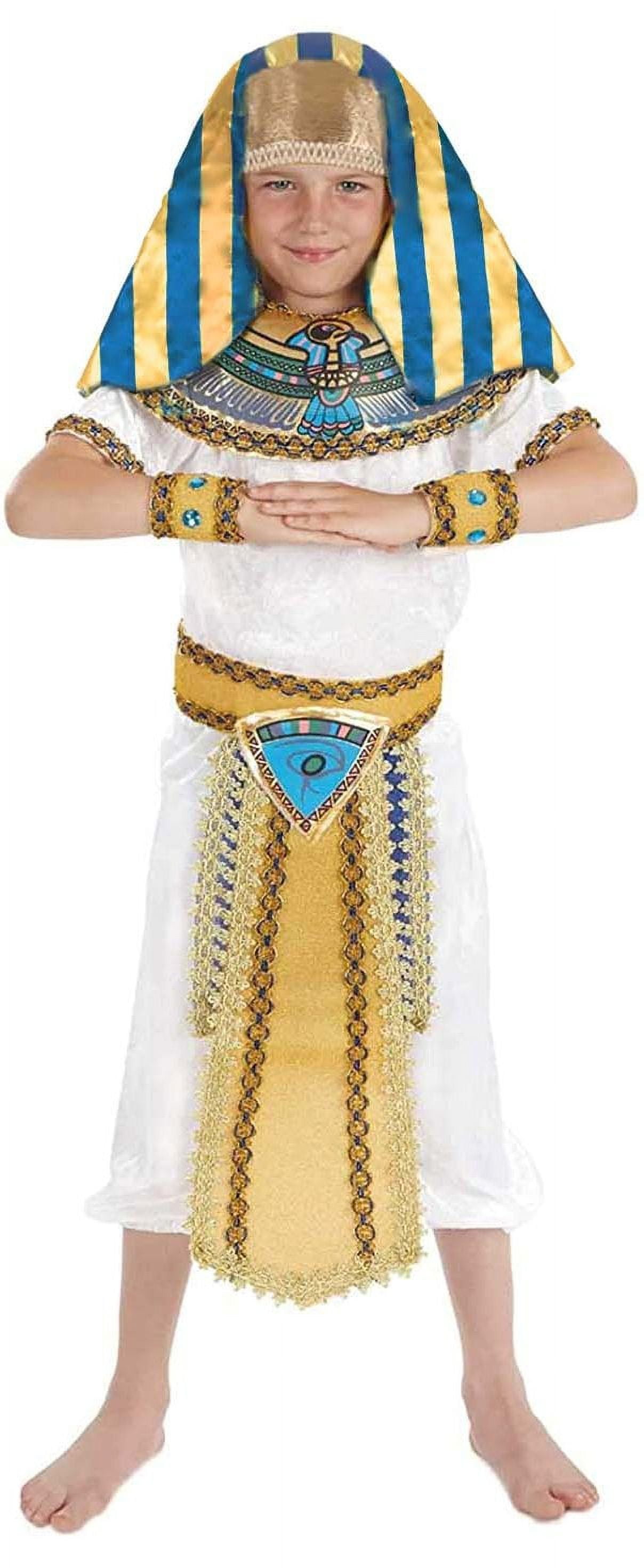 Fun Shack Boys Egyptian Pharaoh Costume, Pyramid King of Egypt Fancy ...