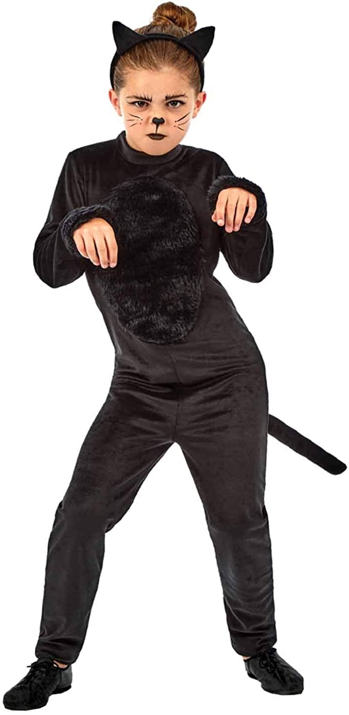 Fun Shack Cat Costume For Girls, Black Cat Costume Girls, Black Cat ...
