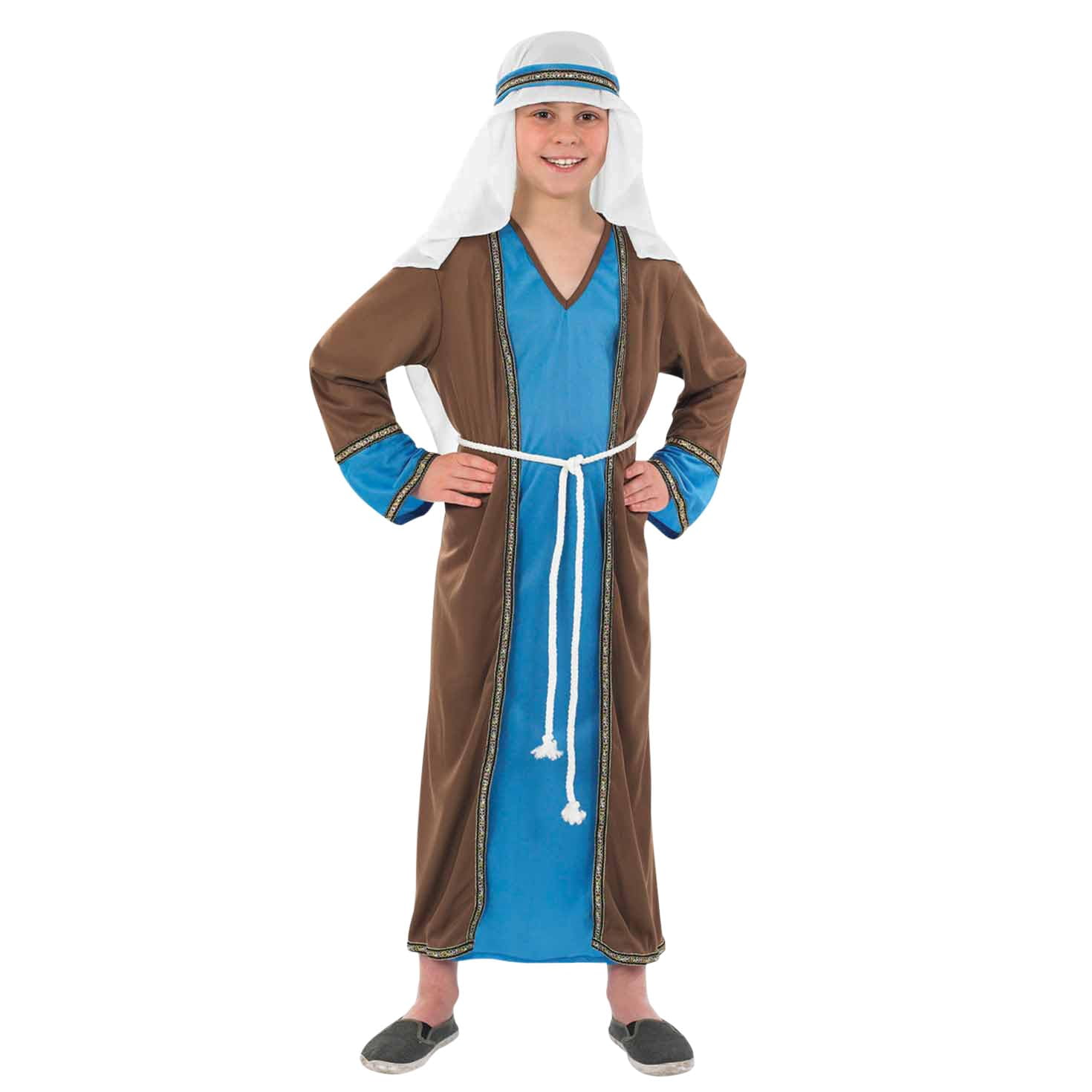 Fun Shack Joseph Blue Cane Costume Kids Halloween Costume For Unisex ...