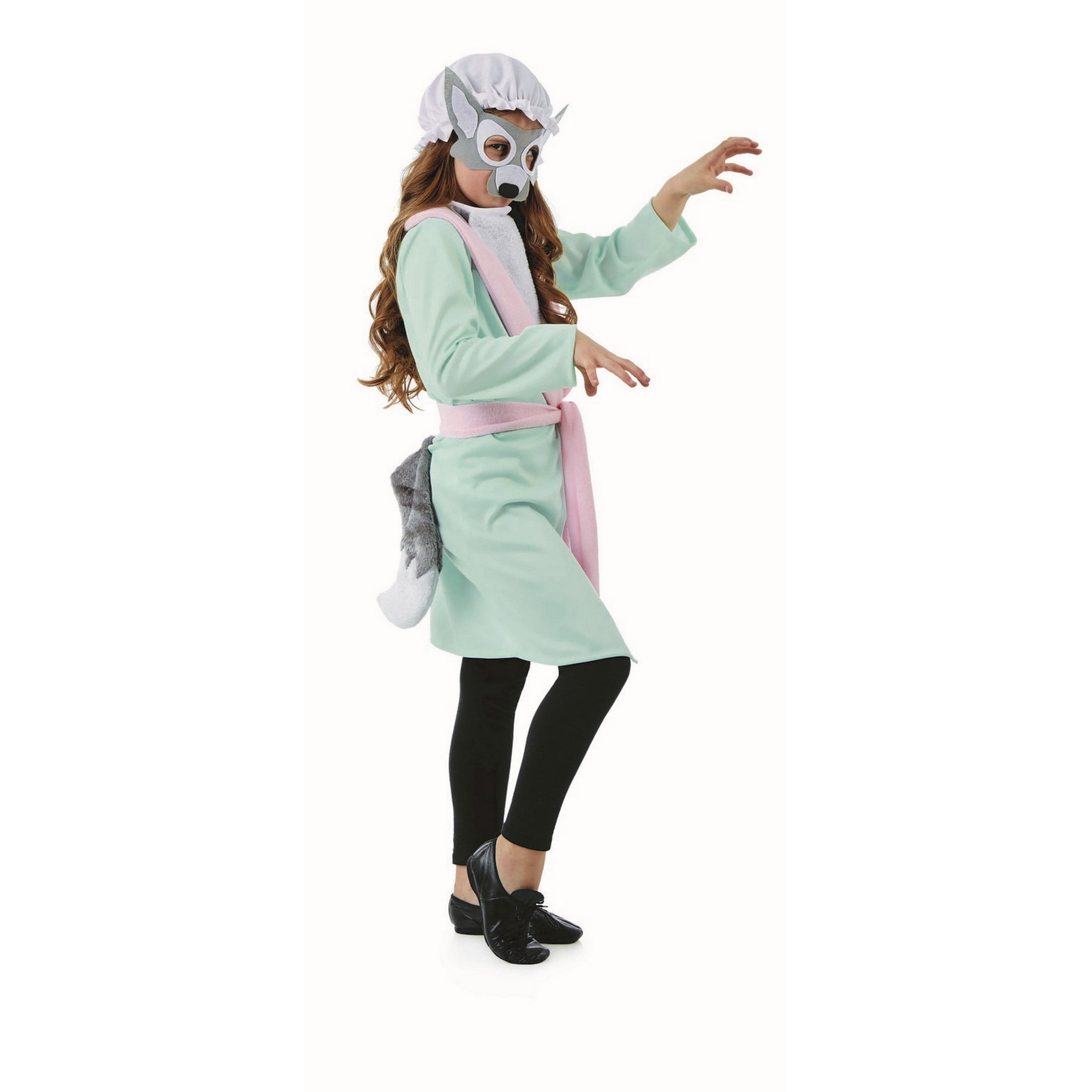 Fun Shack Kids Grandma Wolf Costume Little Red Riding Hood Fancy Dress ...