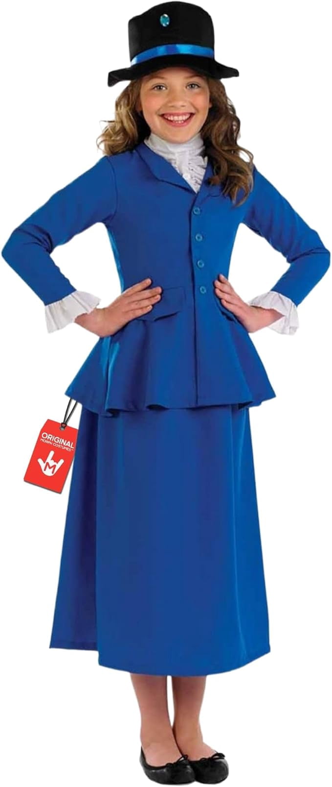 Fun Shack Kids Magic Nanny Costume Girls Victorian Fancy Dress Book Day ...