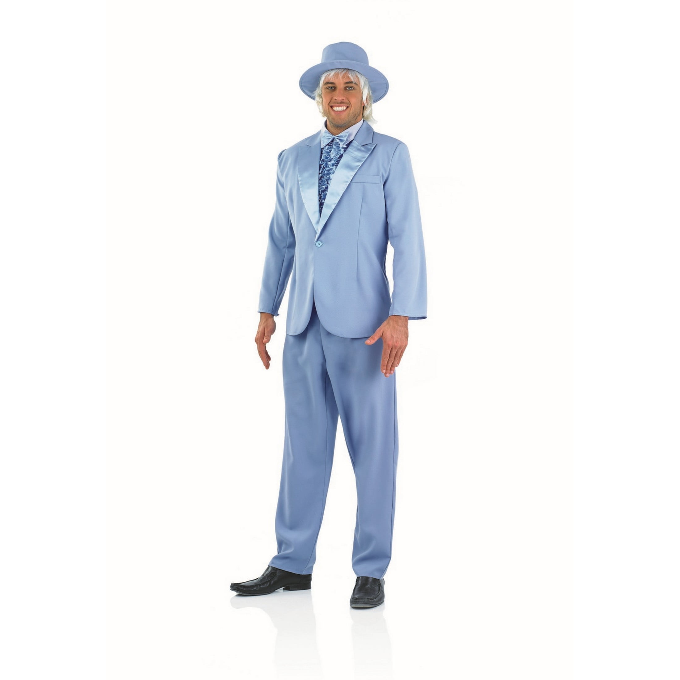 Fun Shack Men's Harry Comedy Halloween Costume, Blue Tuxedo Suit with ...