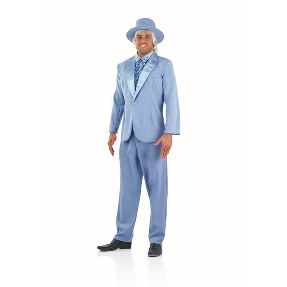 Fun Shack Men's Harry Comedy Halloween Costume, Blue Tuxedo Suit with ...