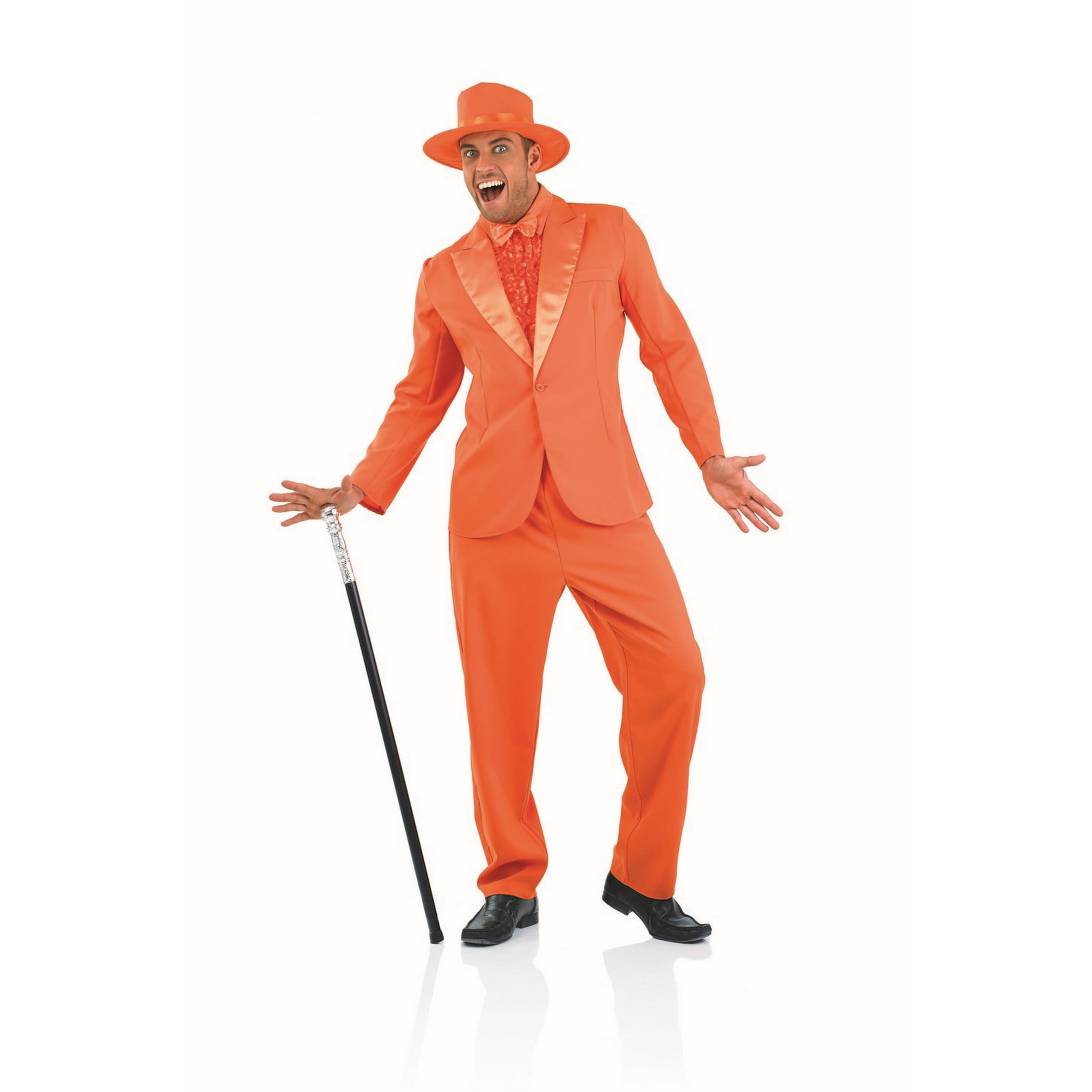 Fun Shack Mens Lloyd Comedy Costume Adult 90s Movie TV Orange Suit Film ...