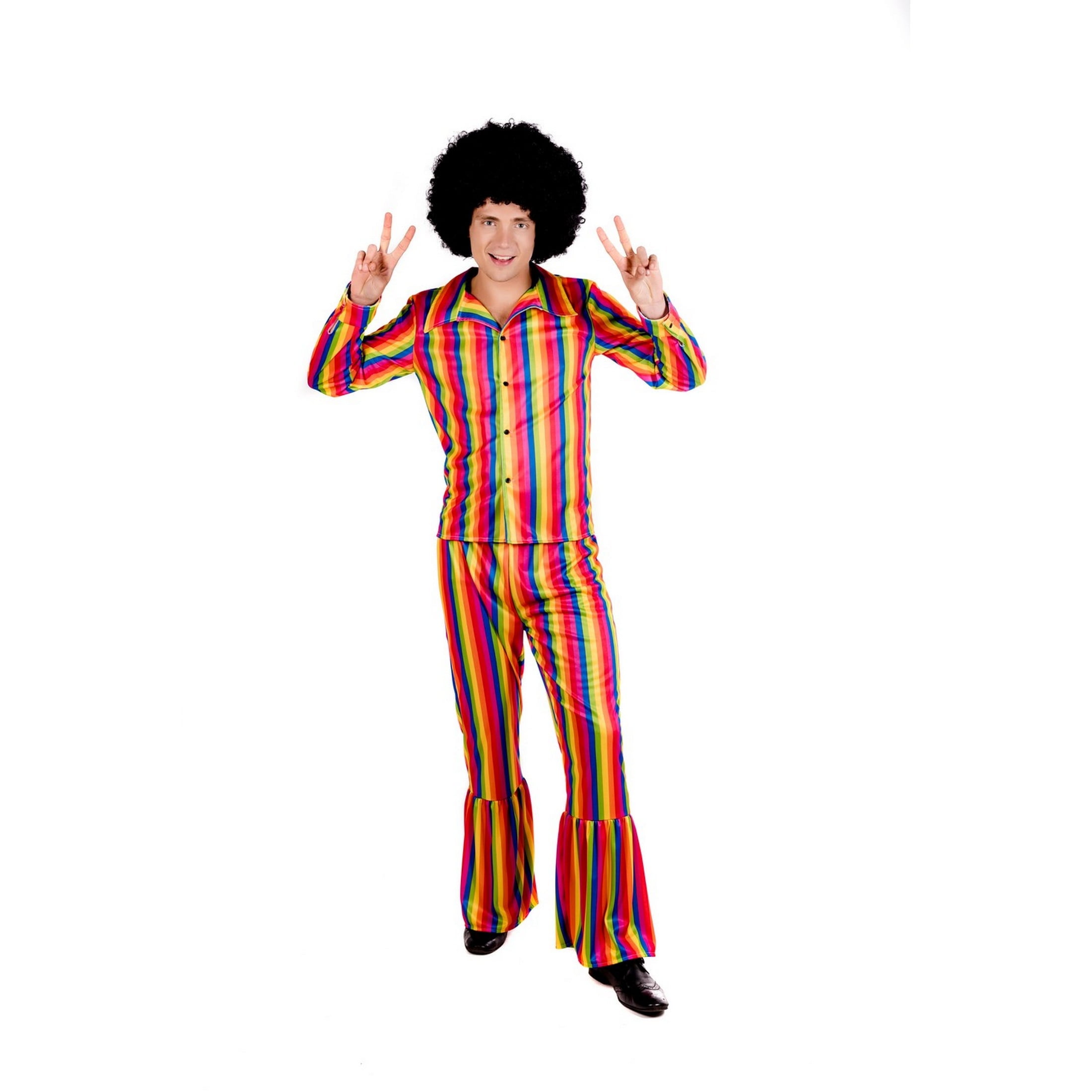 Fun Shack Mens Pride Rainbow Suit Costume Adult Carnival Parade LGBT ...