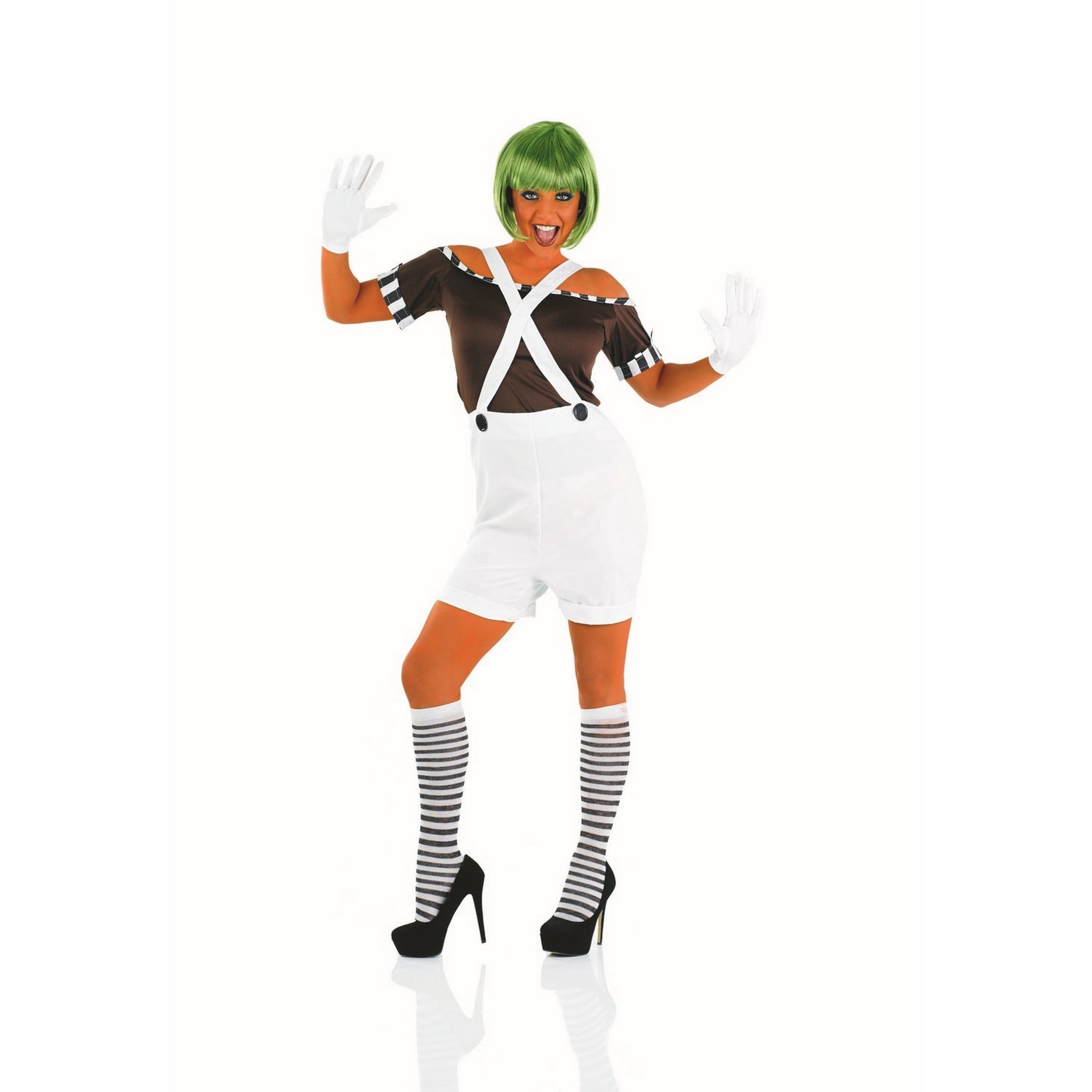 Fun Shack Womens Chocolate Factory Worker Costume Wig Adult Book Week ...