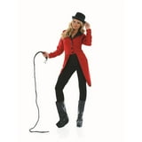 Fun Shack Womens Circus Ringmaster Costume, Red Tailcoat, XL, Halloween ...