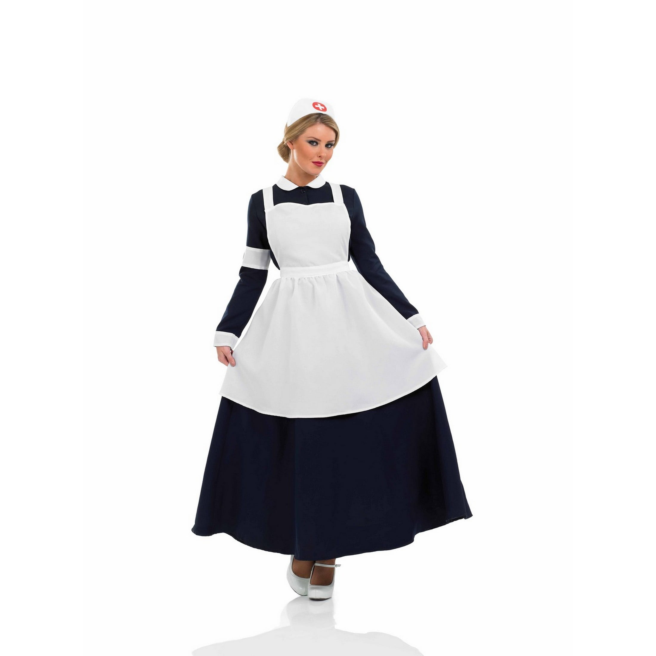Fun Shack Womens Victorian Nurse Costume Adult Florence Nightingale WW1 ...