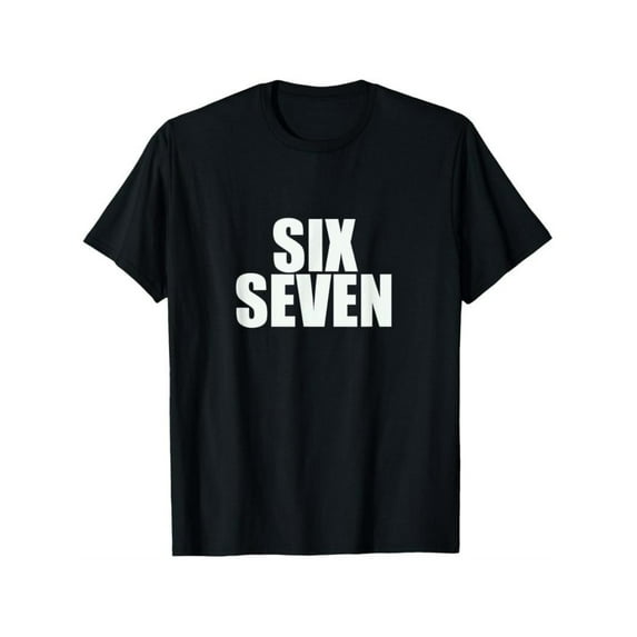 Fun Six Seven 6 7 Cool Meme Design T-Shirt Cotton Menswear - Walmart.com