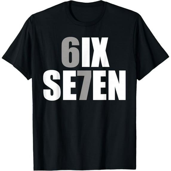 Fun Six Seven 6 7 Meme Design 6 7 T-Shirt - Walmart.com