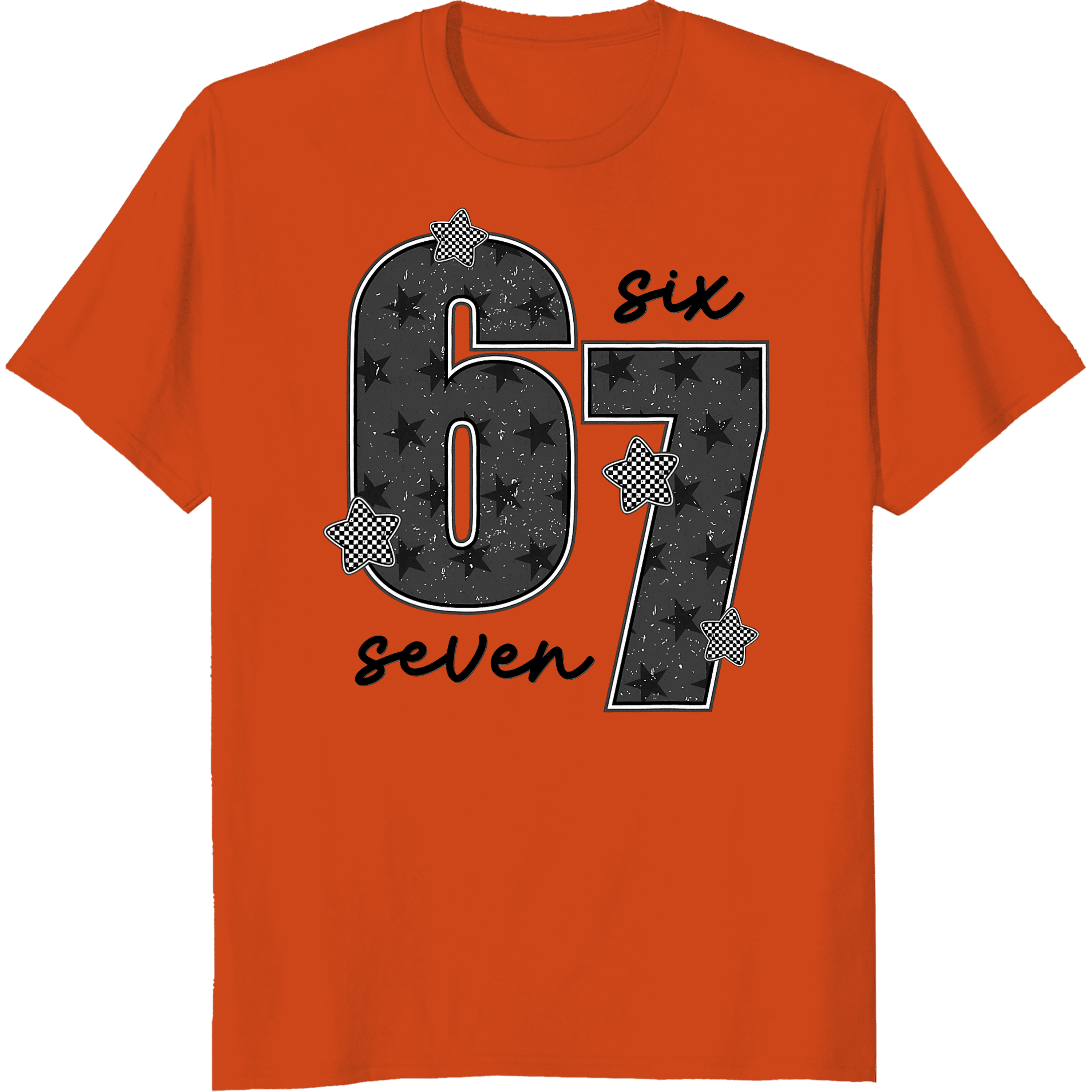 Fun Six Seven 6 7 Star Viral Meme T-Shirt ,Full Sizes S-5XL - Walmart.com