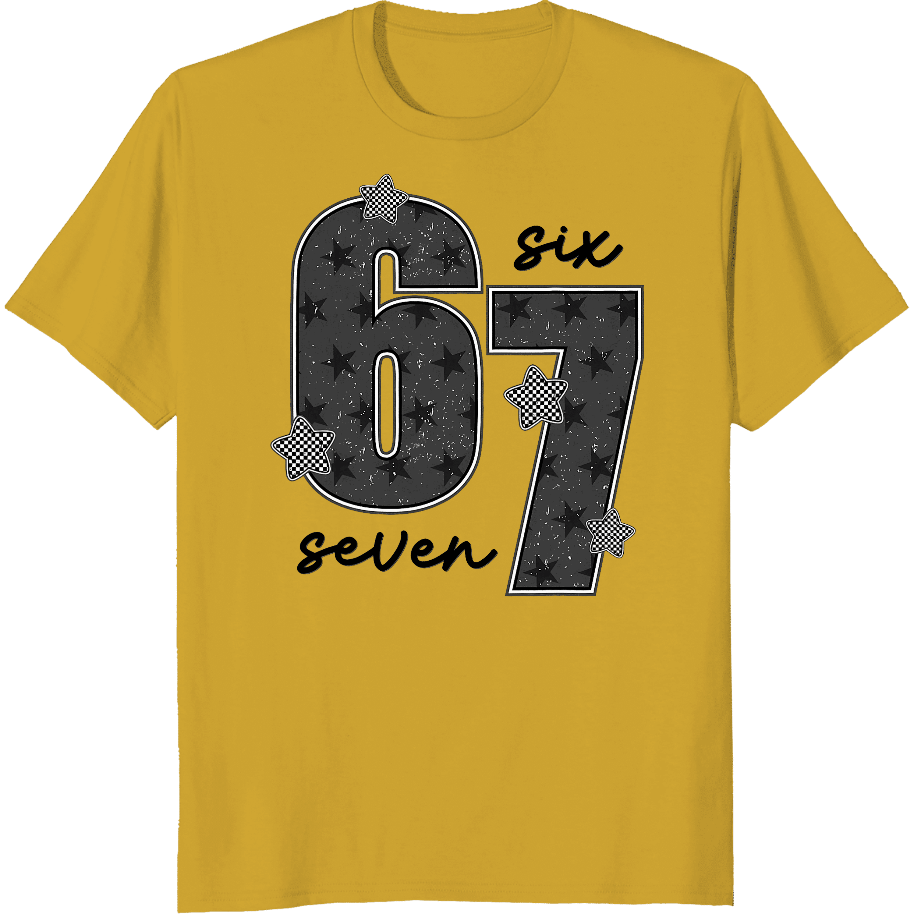 Fun Six Seven 6 7 Star Viral Meme T-Shirt ,Full Sizes S-5XL - Walmart.com