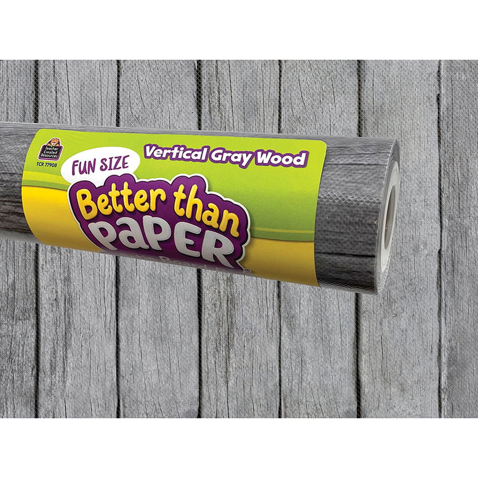 Fun Size Vertical Gray Wood Better Than Paper Bulletin Board Roll ...