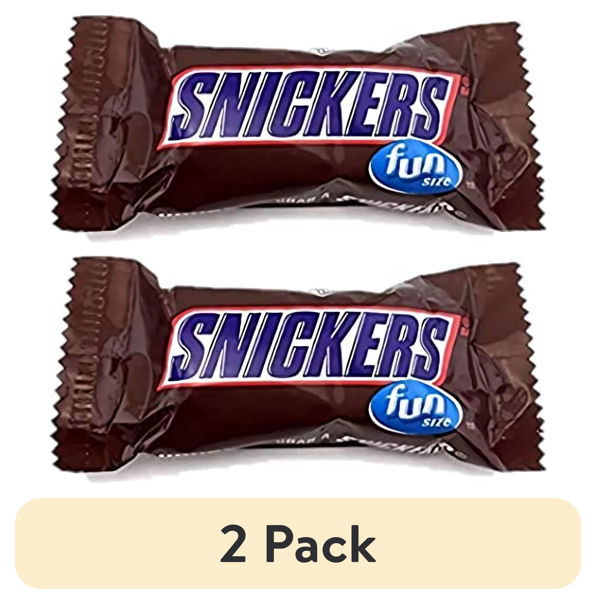 (2 pack) SNICKERS Fun Size Original Snickers Value Pack Bundle ...