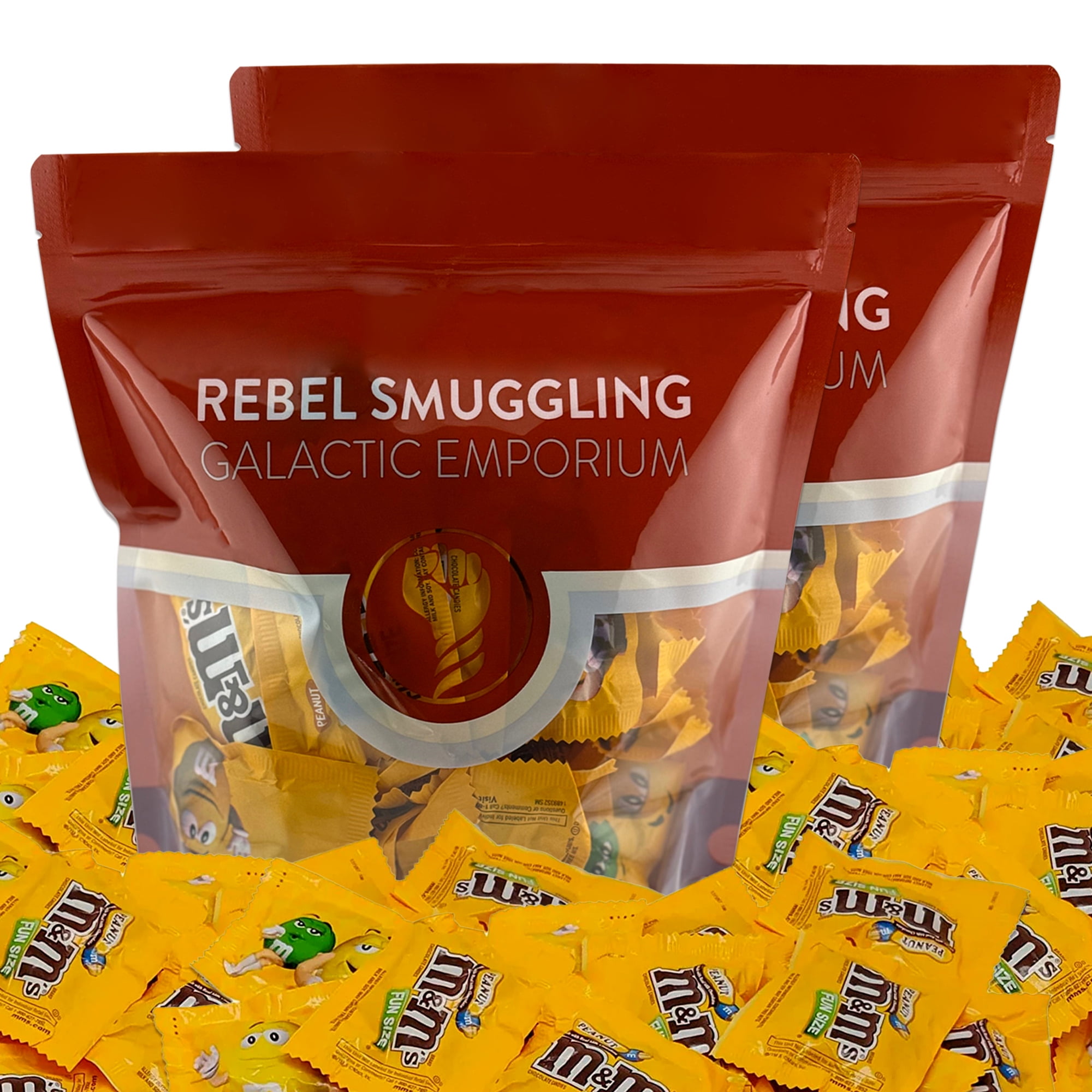 MM's Fun Size Peanut Chocolate Candy Pieces Individual Packs Bulk 2 x ...