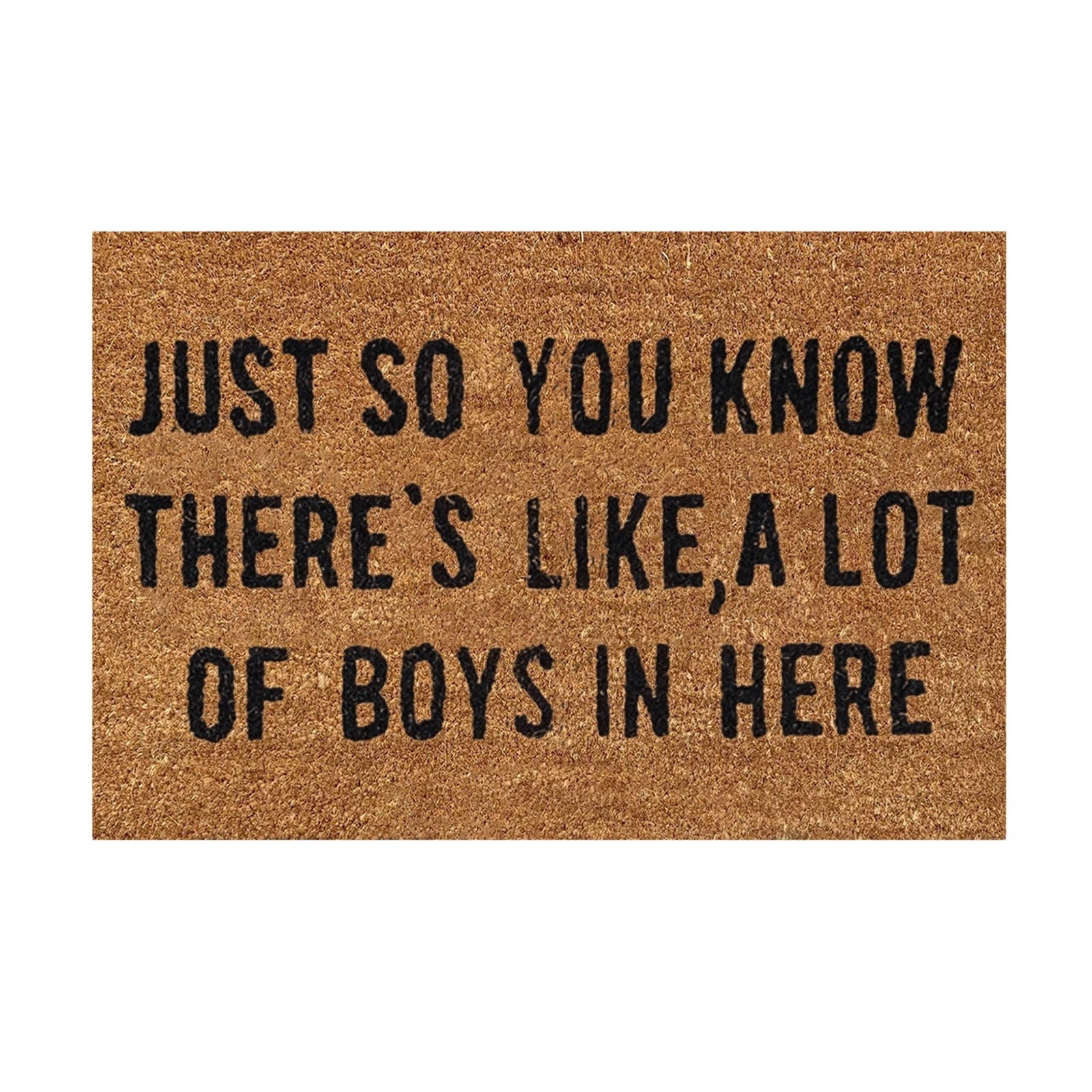 Fun Slogan Door Mat House Warming Gift Personalized Doormats Coir Mat ...