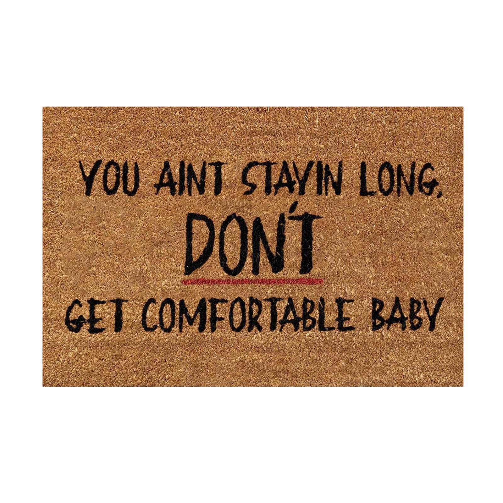 Fun Slogan Door Mat House Warming Gift Personalized Doormats Coir Mat ...