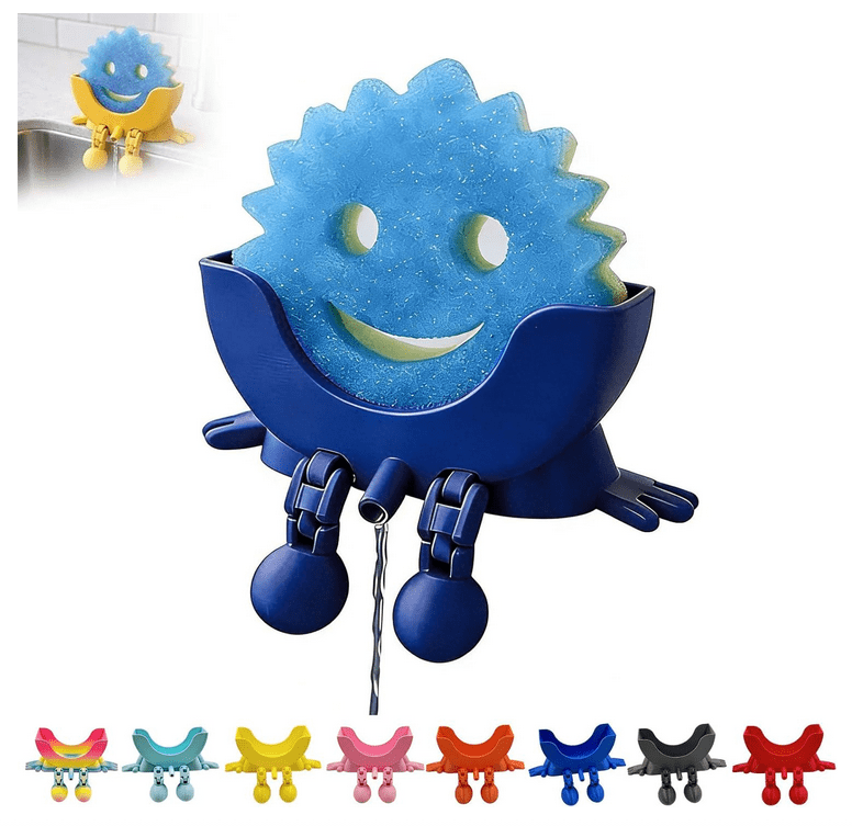 Fun Sponge Stand, 3D Printed Sink Draining Sponge Holder, Space-Saving ...
