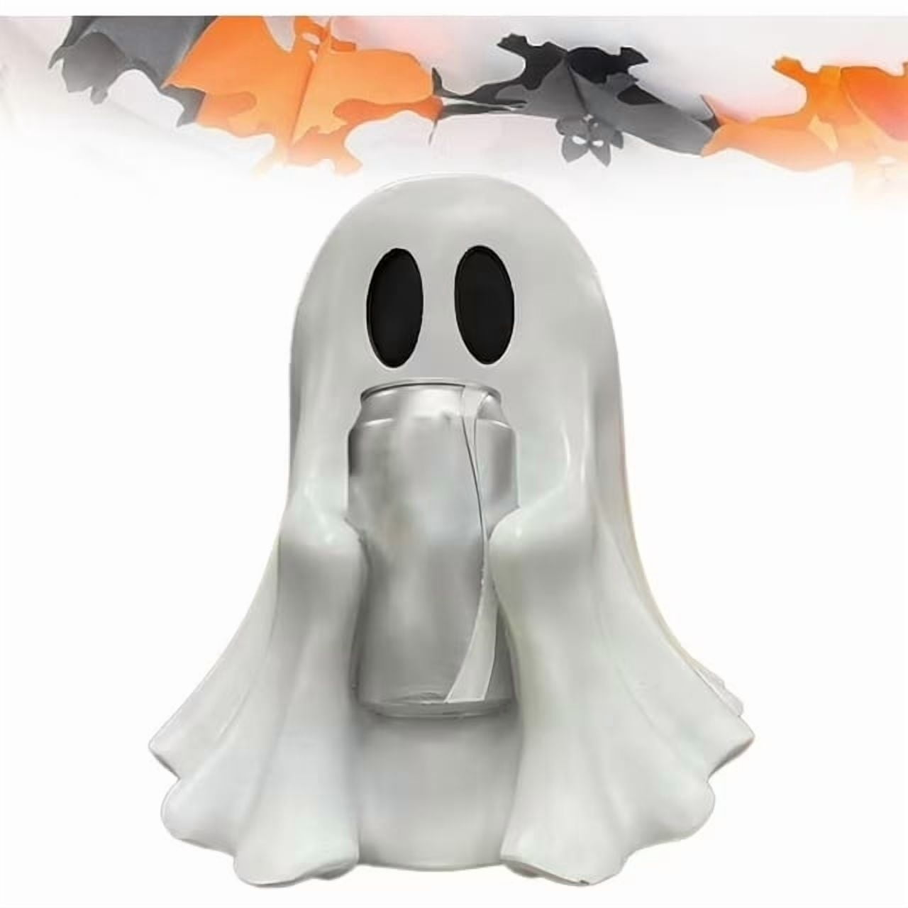 Fun & Spooky Ghost Drink Stand – Halloween-Themed Can Holder for Coke ...