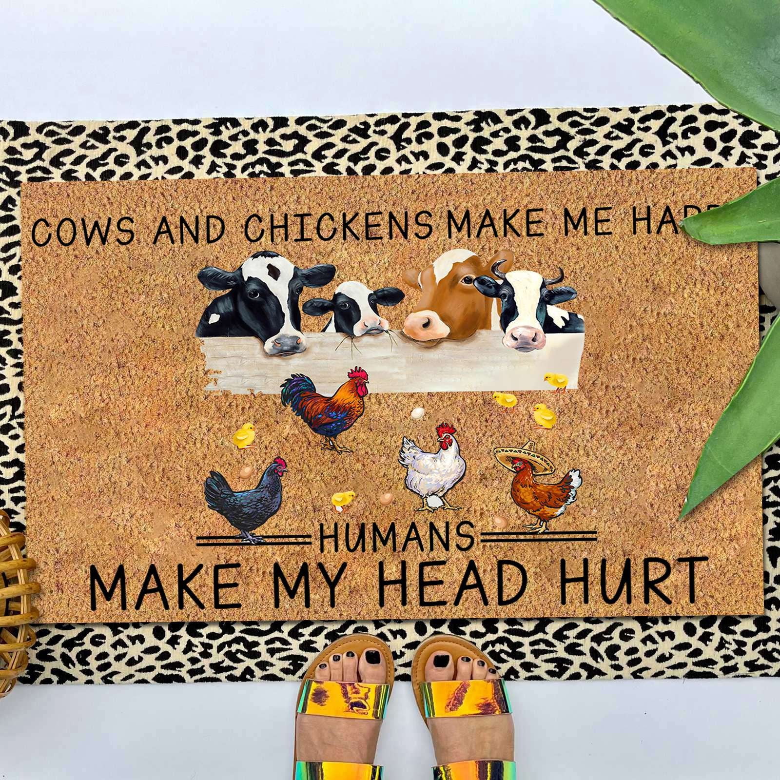 Fun Spring NIU Entrance Welcome Mat NIU Rubber Back Kitchen Fun Rug ...