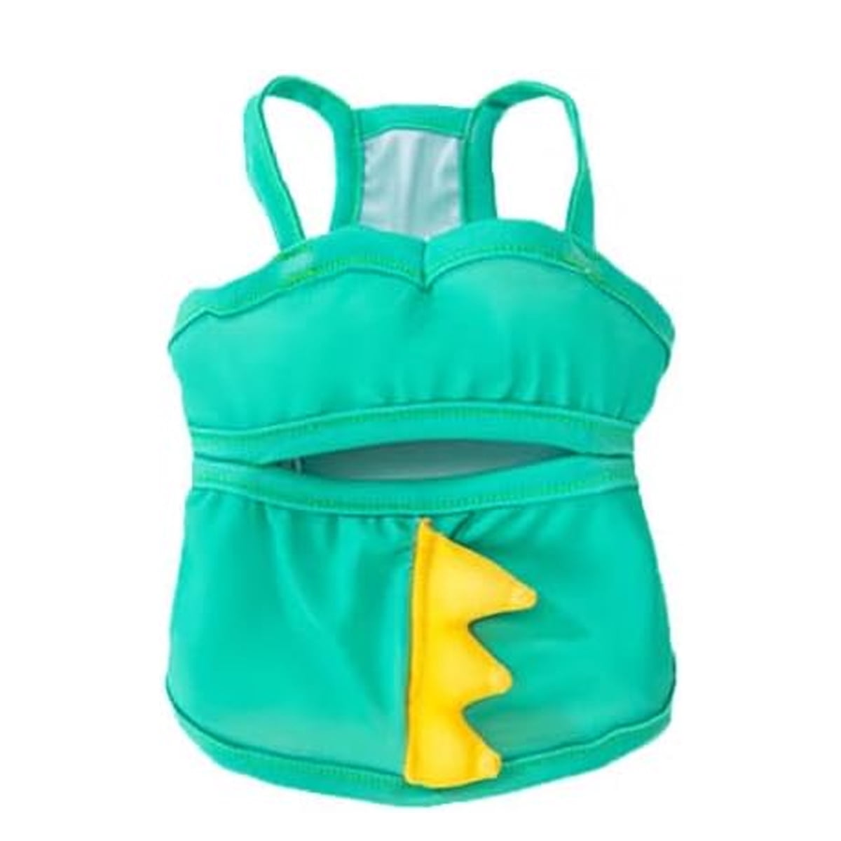 Fun Summer Bathing Suit for Petite Pups Green Dino Swimsuit Rarida ...