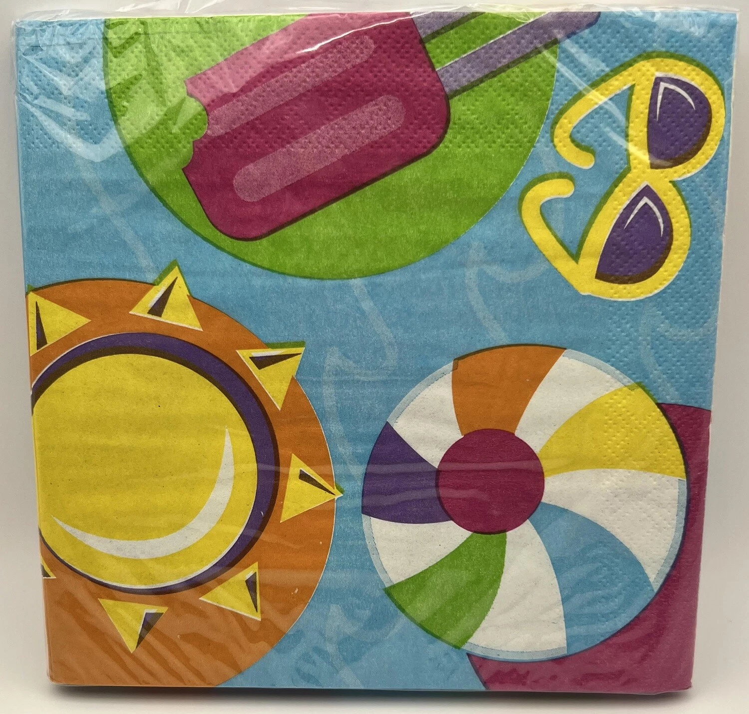 Fun Sun Summer Luau Beach Pool Ice Cream Birthday Party Paper Luncheon ...