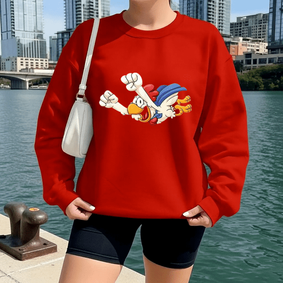 Fun Super Flying Chicken Funny Farm Gift Poultry Animal Farmer Graphic ...