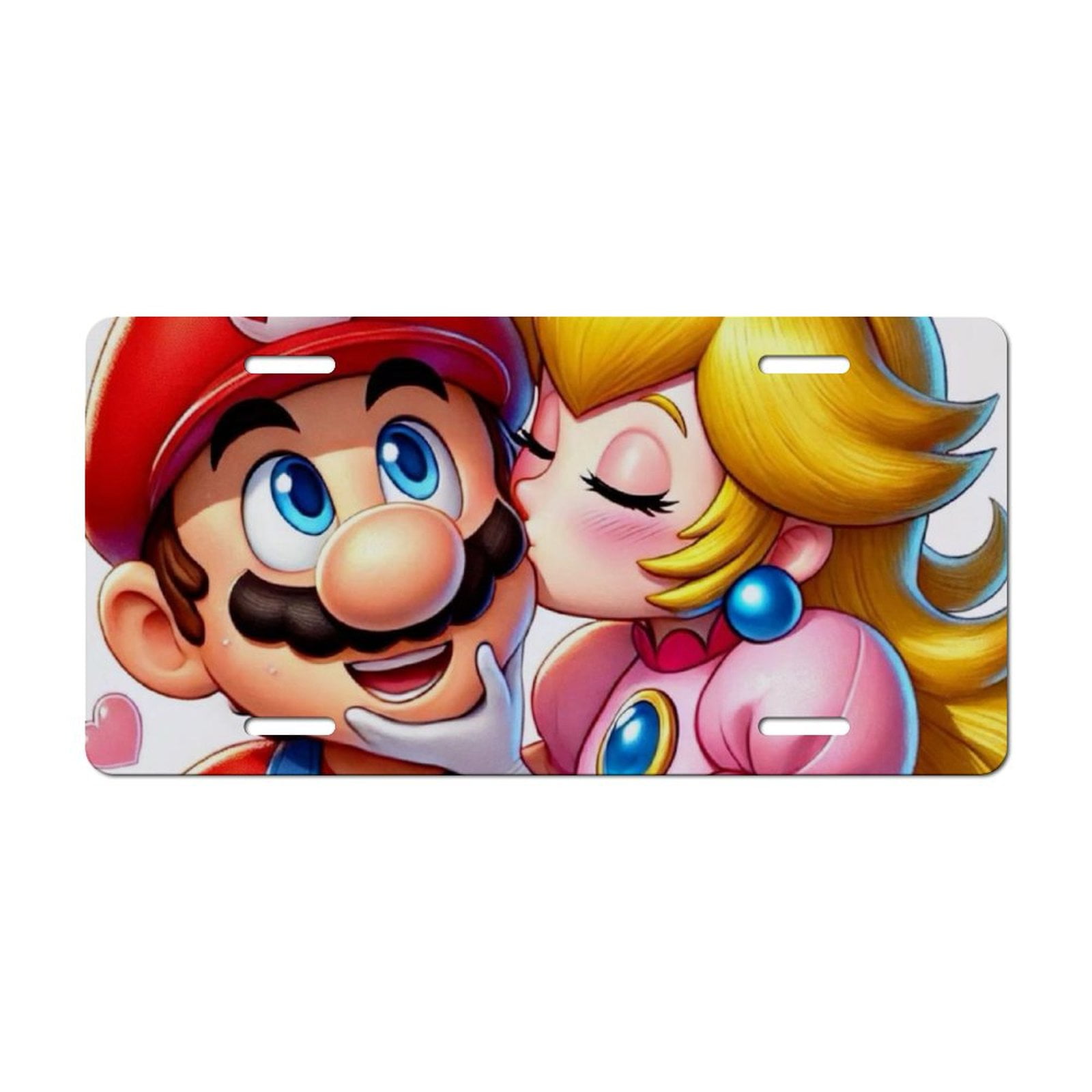 Fun Super Mario License Plate For Cars 6x12 Inch Rustproof Aluminum ...