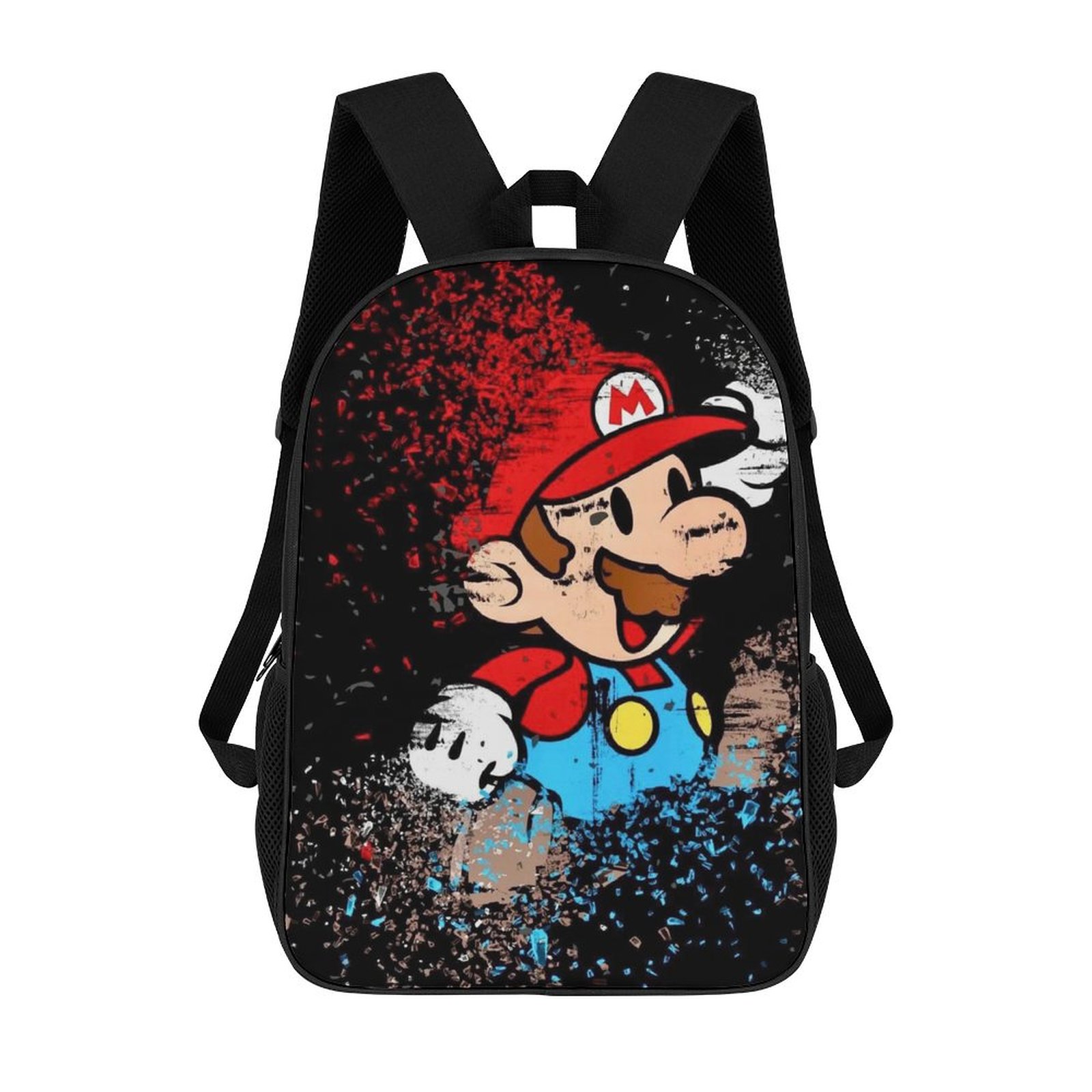 Fun Super Mario School Bag Backpack Multipurpose Daypack Adjustable ...