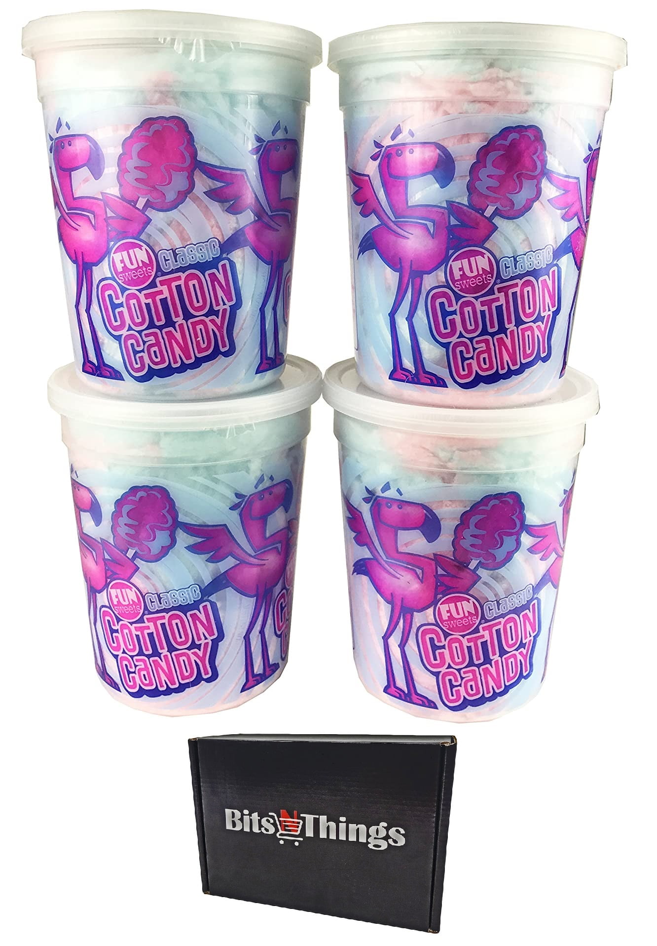 Fun Sweets Classic Cotton Candy 1.5 oz - Pack of 4 - Walmart.com