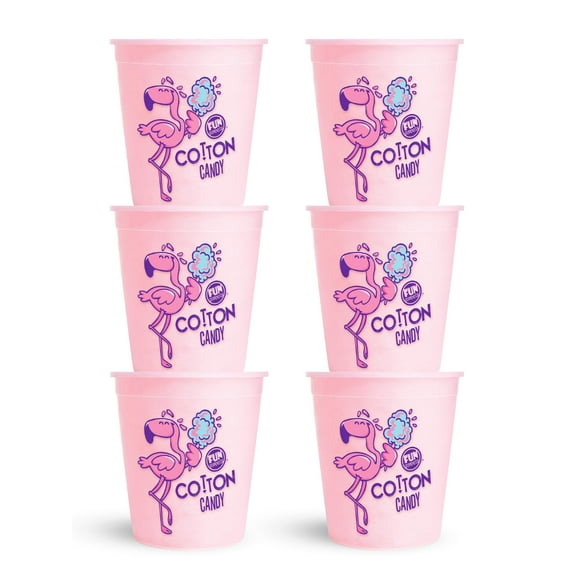 Fun Sweets Cotton Candy 6-Pack MDA05 - Pink CottonCandy in 1.5 oz Tubs ...