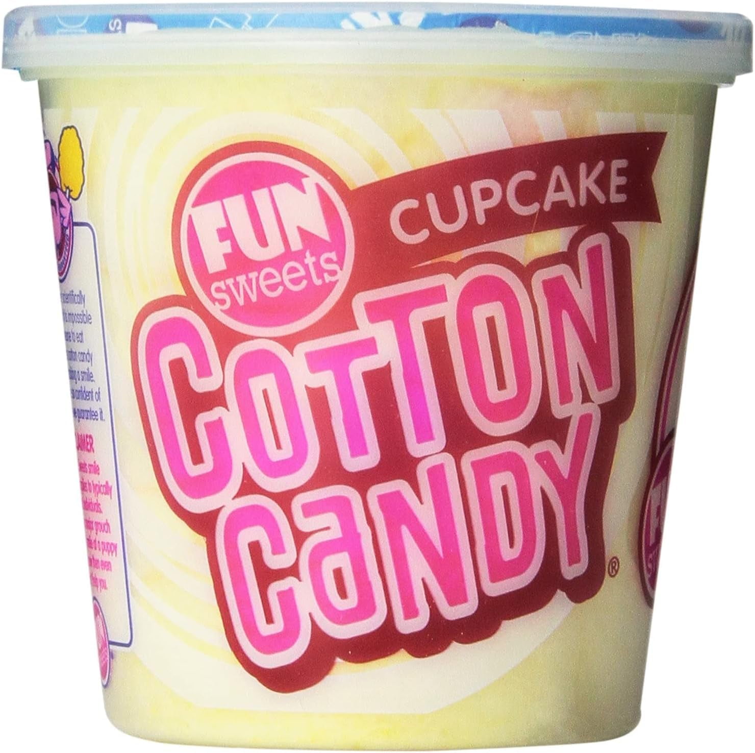 Fun Sweets, Cotton Candy Cupcake - Cup, Count 1 - Sugar Candy/Grab ...
