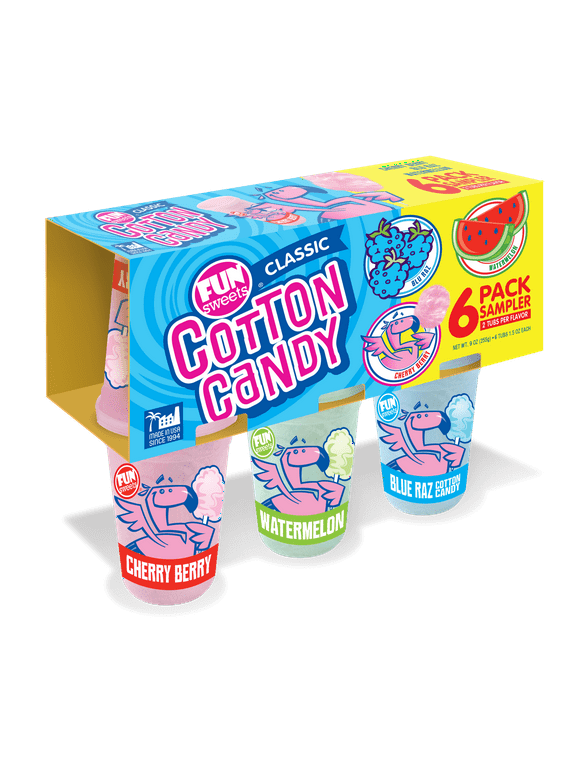 Fun Sweets Cotton Candy in Candy - Walmart.com