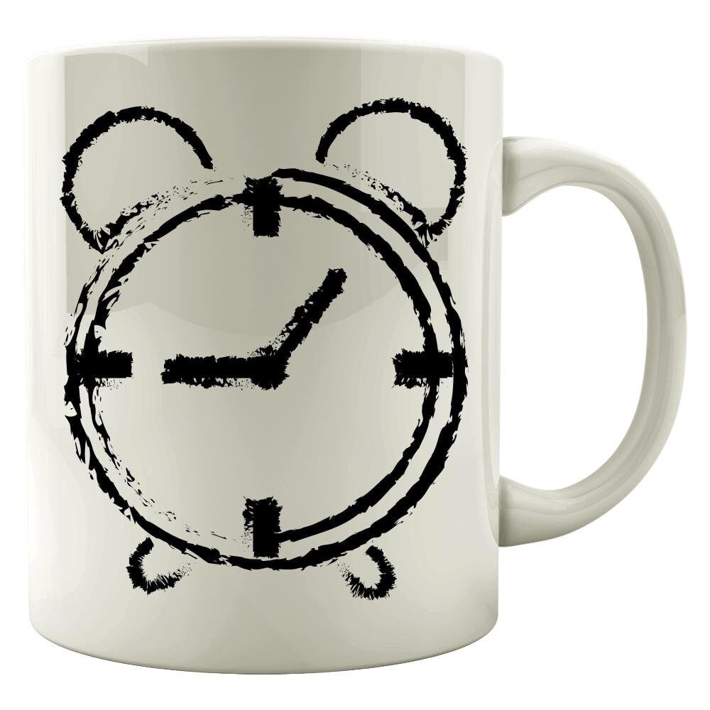 Fun Timekeeper Mug - Humorous Alarm Clock with Hands for Minutes Hours ...