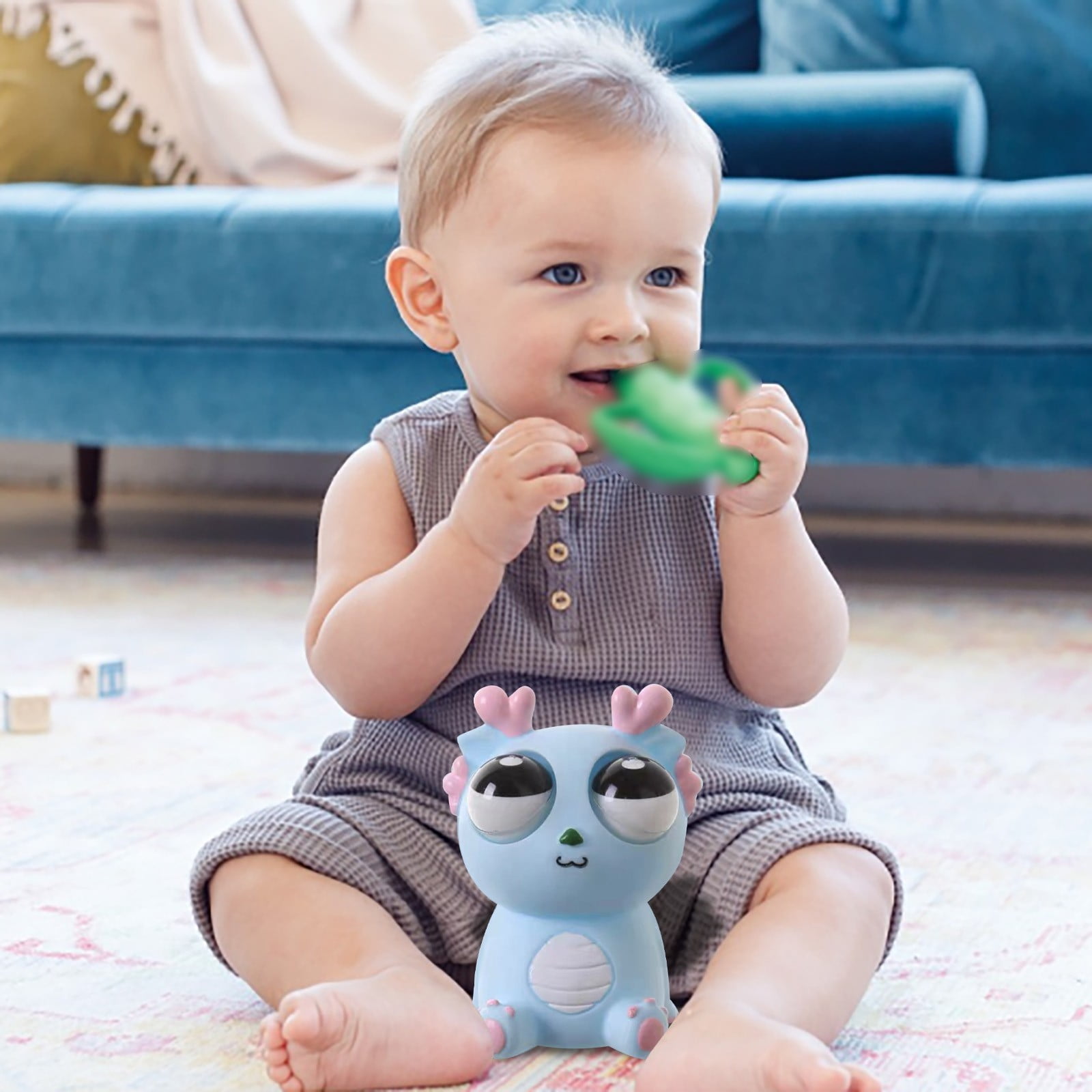 HALJEN Decompression Toy Staring Loong Eyes Panda Decompression Pinch ...